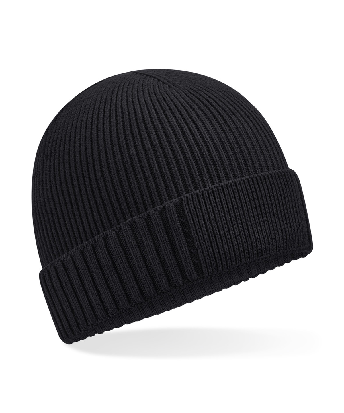 Beechfield Organic cotton engineered patch beanie - Echo Workwear and Embroidery
